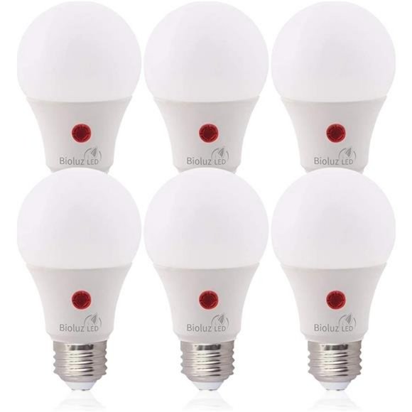 Other | 6 Pack Led A19 Bulb 9w 6w Photocell Photosensor 3000k Soft ...